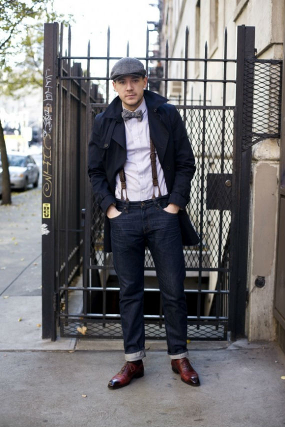 16 looks (inspiradores) de como usar suspensórios | Granfinalle